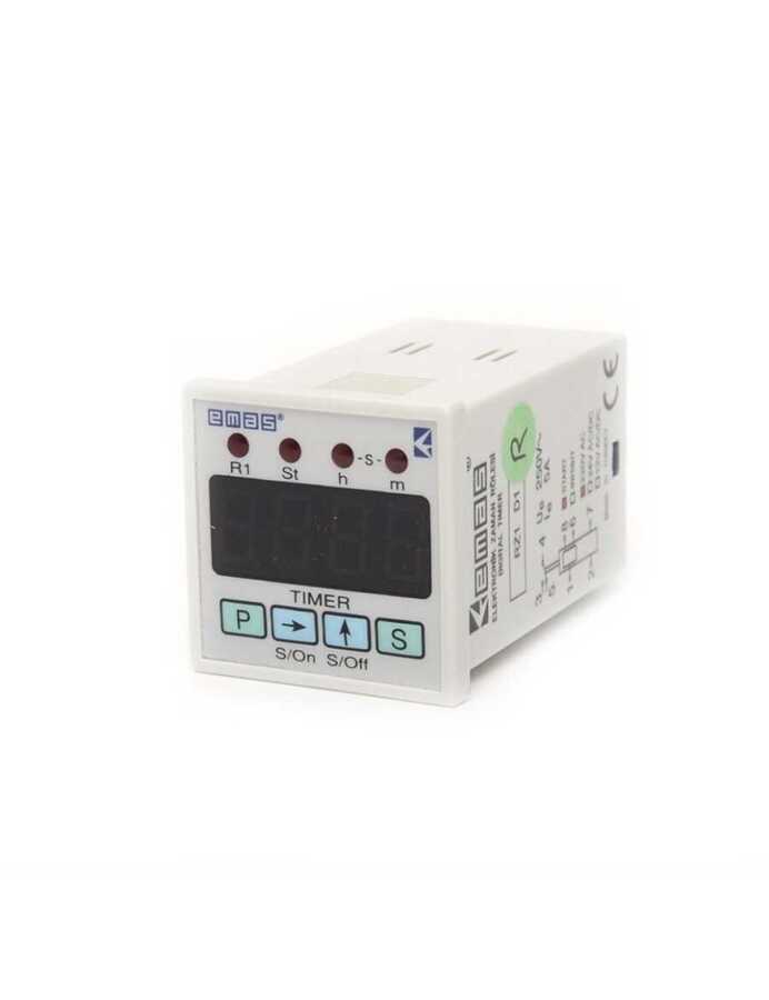 Emas RZ1D1R-5 RZ1 Serisi 230VAC 1CO5A (rezistif) 0,1sn-99,59 Saat ...